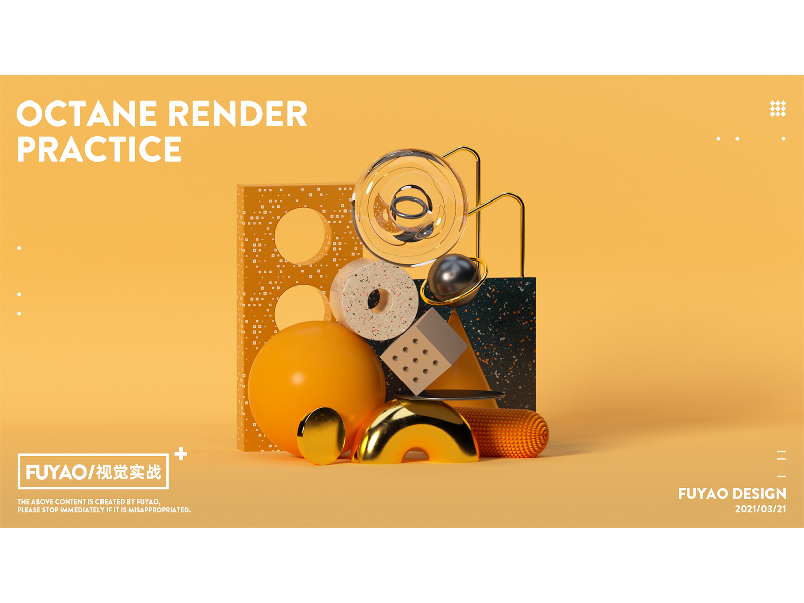 OCTANE RENDER PRACTICE by fuyao on Dribbble