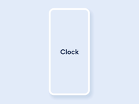 Skeuomorph Clock App by Jatin Lathiya on Dribbble