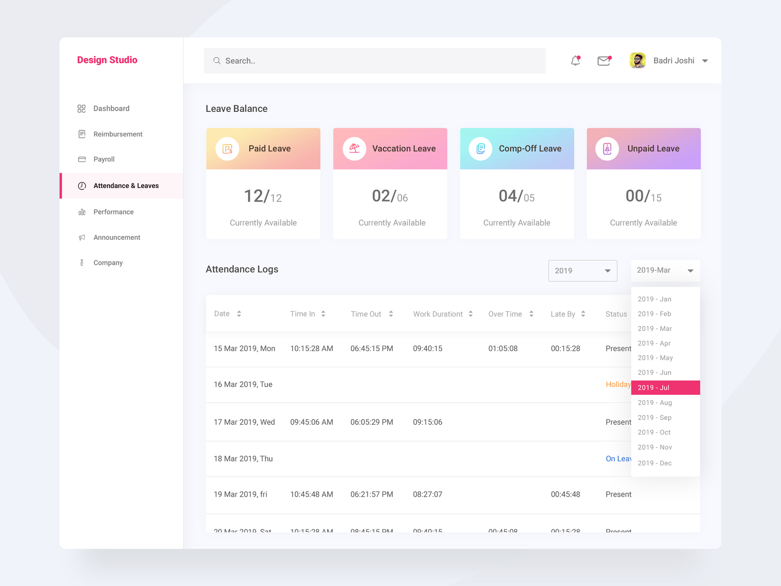 Leaves and Logs by Badri Joshi😎 on Dribbble
