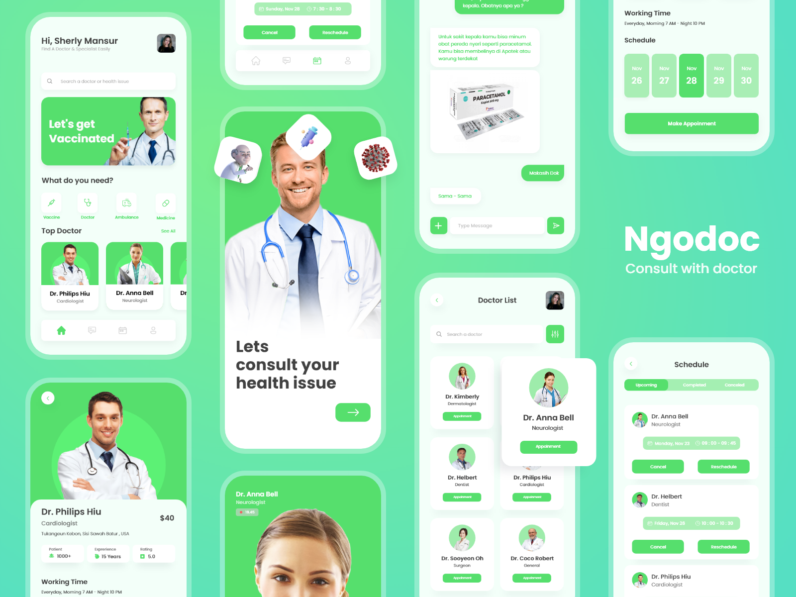 Ngodoc - Online Medical Consult App by Satriawan Nurhikmat on Dribbble