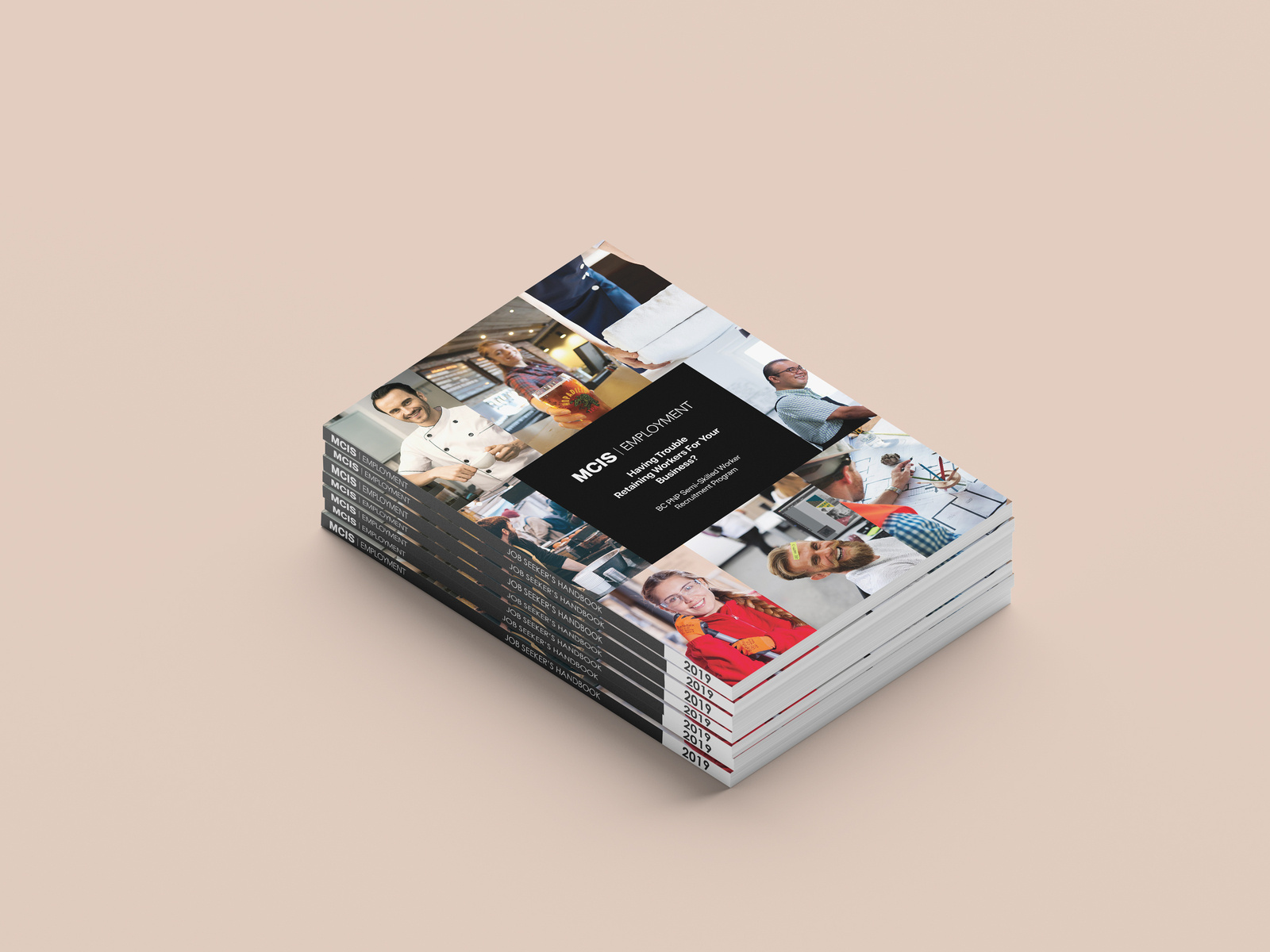 MCIS Employment Booklet Mock Up by Dmytro Usatiuk on Dribbble
