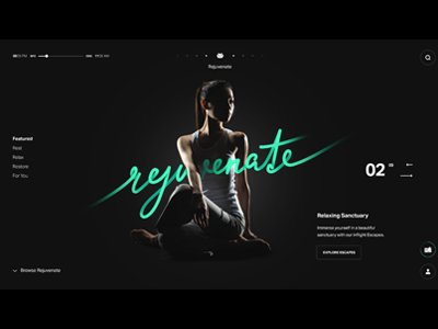 In-Flight Entertainment UI by Thomas Moeller on Dribbble