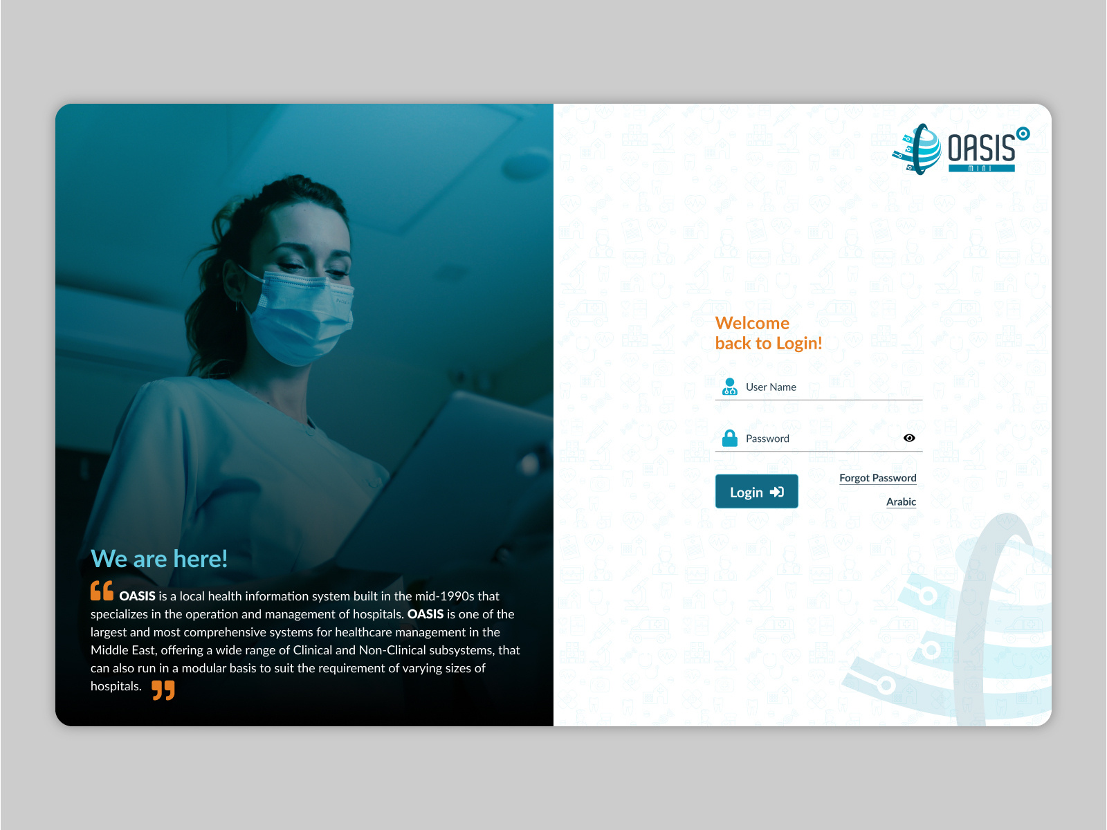 Oasis Mini Login Page by Ahmad Emran on Dribbble