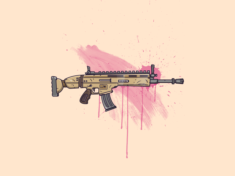 "The" very famous SCAR by Mahamud Hassan on Dribbble