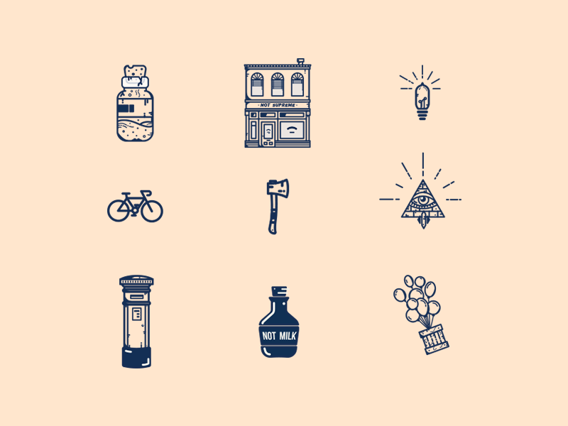 Random Icons # 02 by Mahamud Hassan on Dribbble