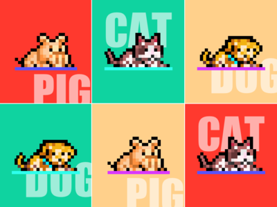 Pixel Pet by evola on Dribbble