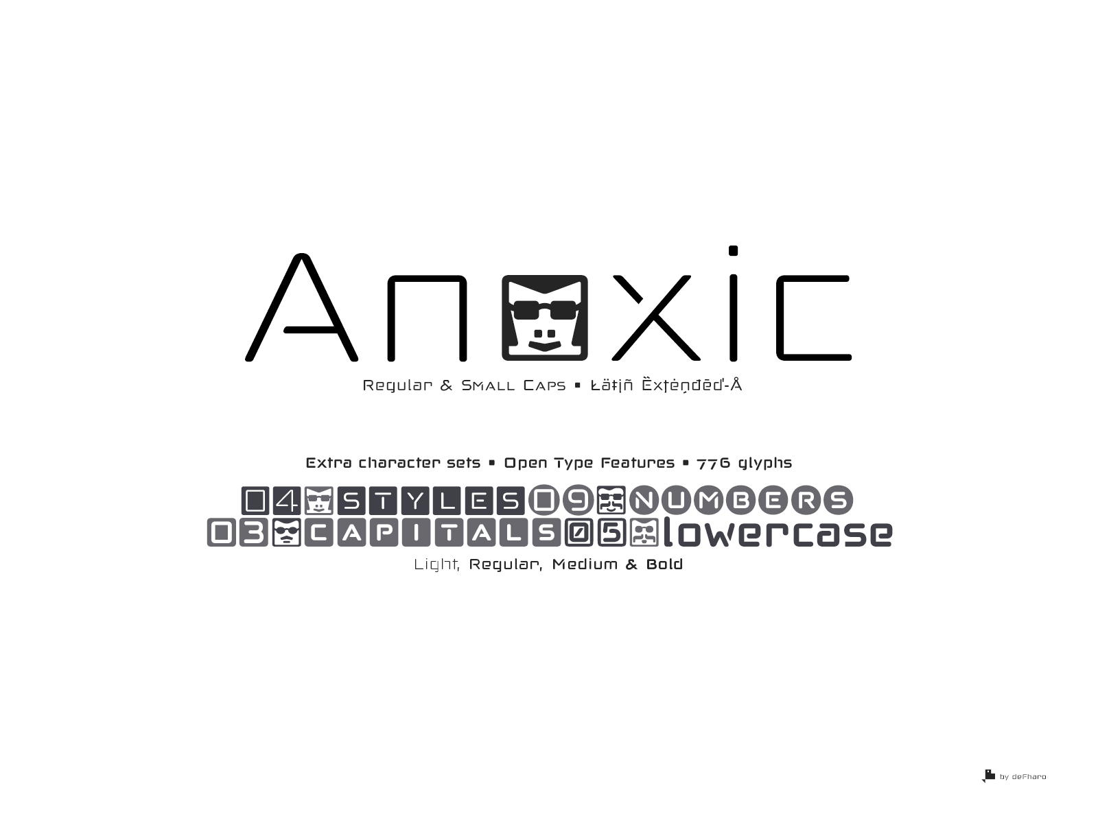 Anoxic Typefaces by deFharo on Dribbble