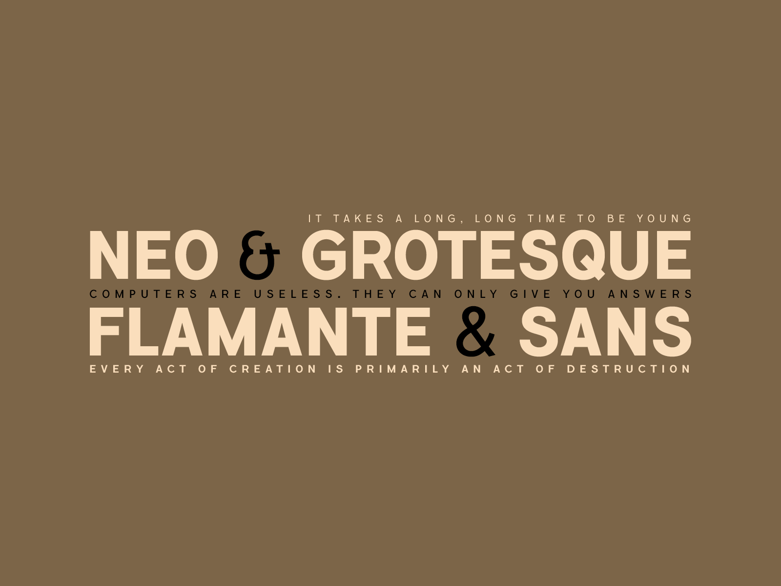 Flamante Sans, Neo Grotesque fonts by deFharo on Dribbble