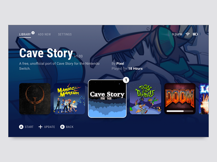 Nintendo Switch Homebrew Launcher by Ben Mckeown on Dribbble