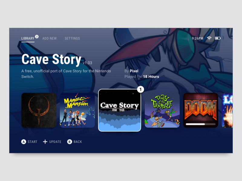 Nintendo Switch Homebrew Launcher by Ben Mckeown on Dribbble
