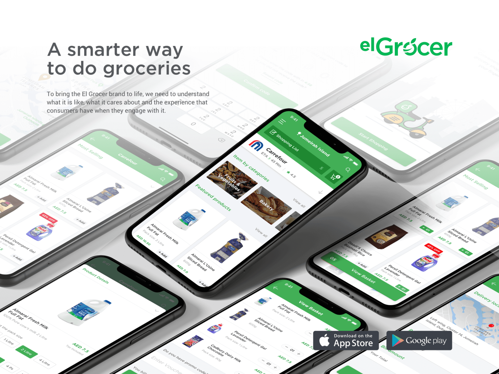 Grocery Online - elGrocer by Abuzer.AD on Dribbble