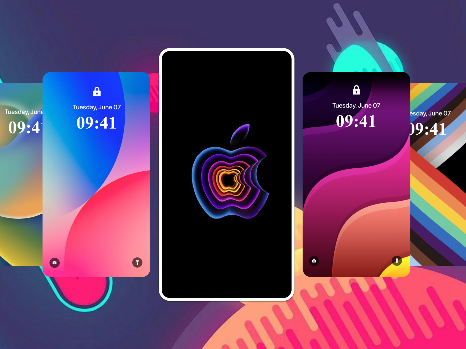 ios 16 wallpapers by Deepak Chandel on Dribbble