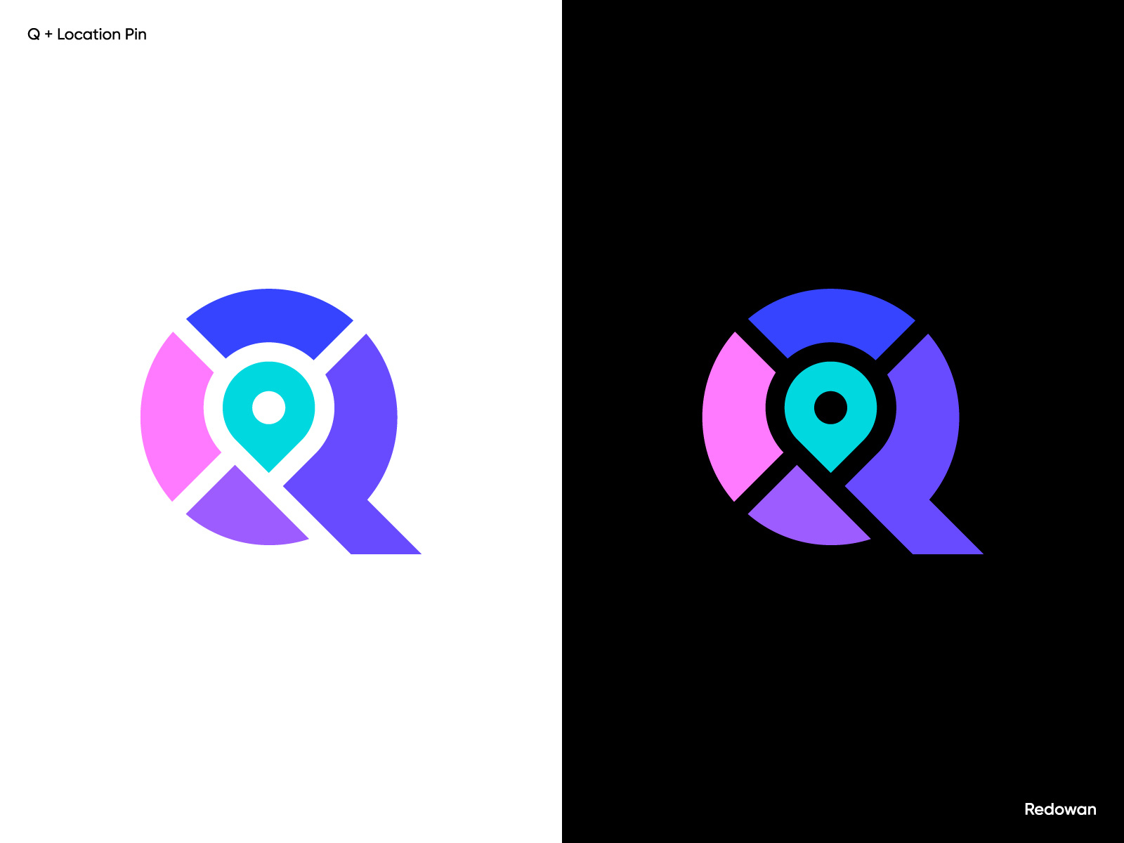 Letter Q + Map 2 by Redowan⚡️ on Dribbble