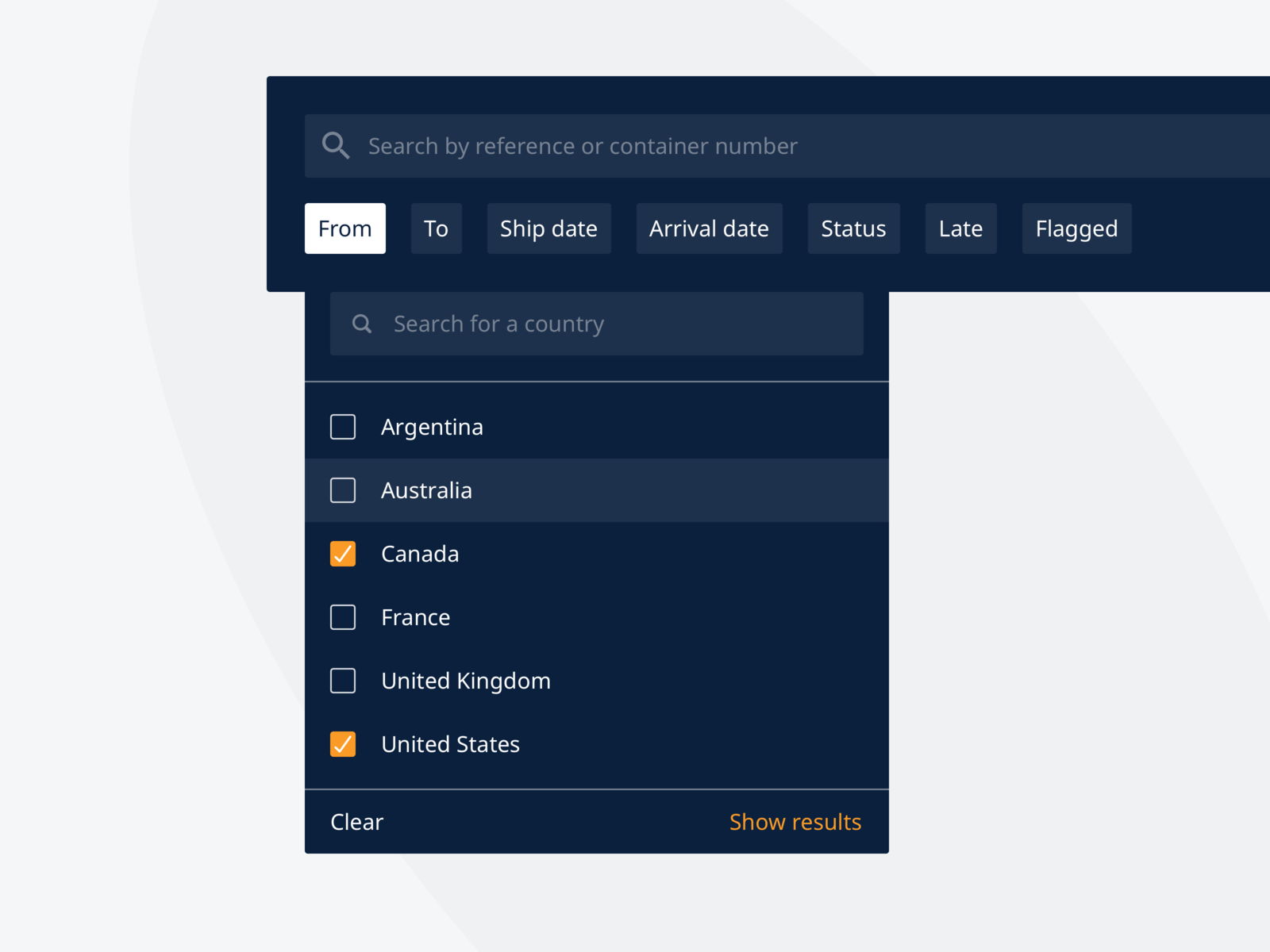 Search Filter By Robin Van Der Vliet On Dribbble