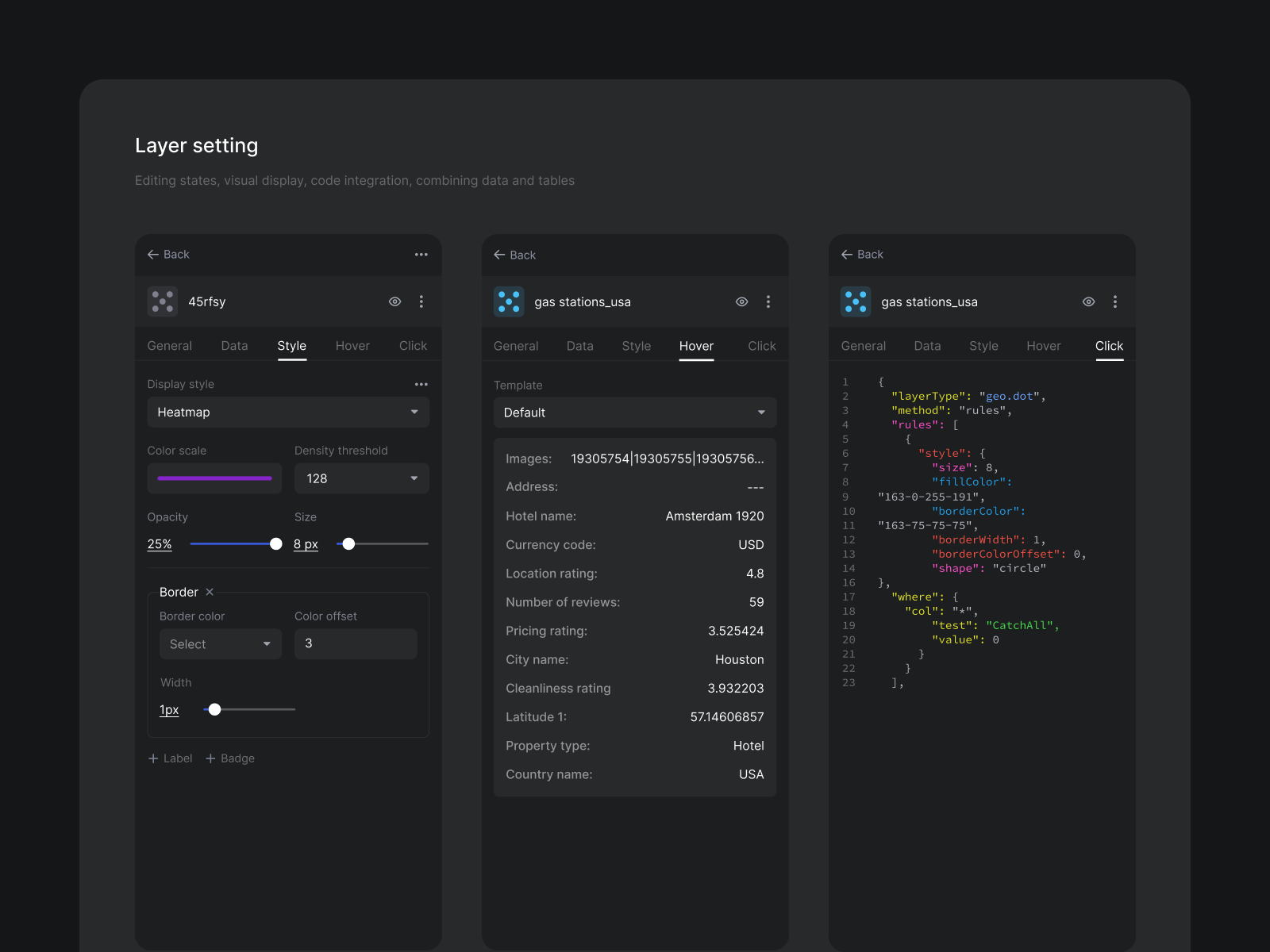 Layer settings - modal by Lanp on Dribbble