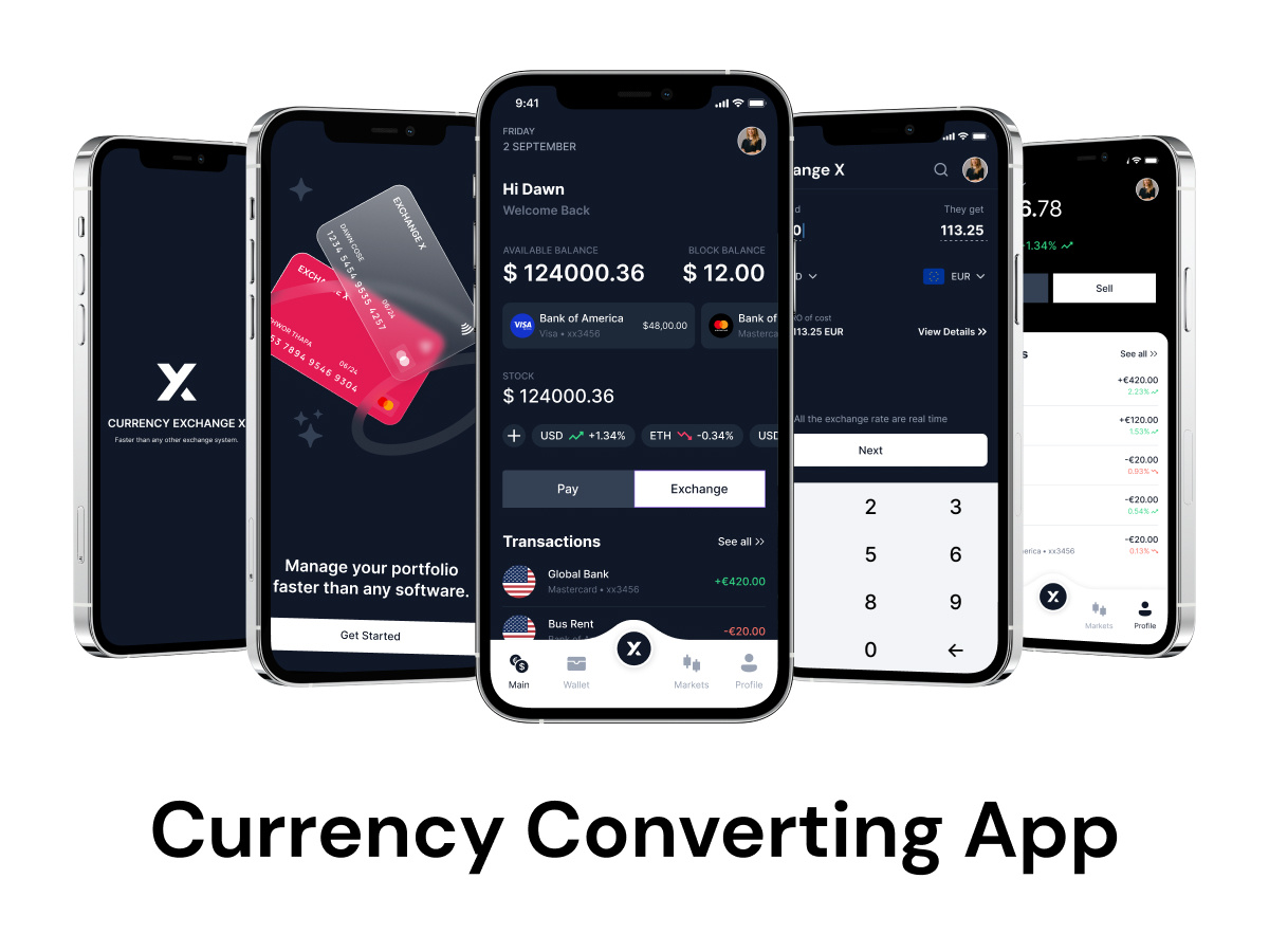 Currency Converting Portfolio Management App by Ishwor Thapa on Dribbble