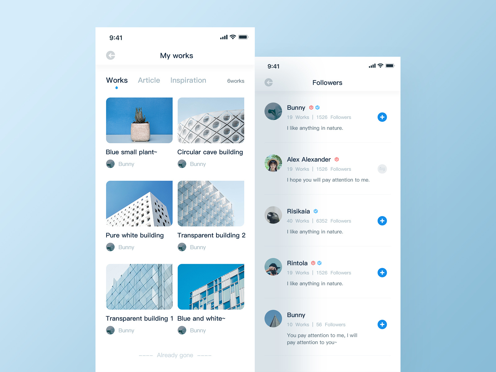 UI China my works and followers by Rintola for CoCo on Dribbble