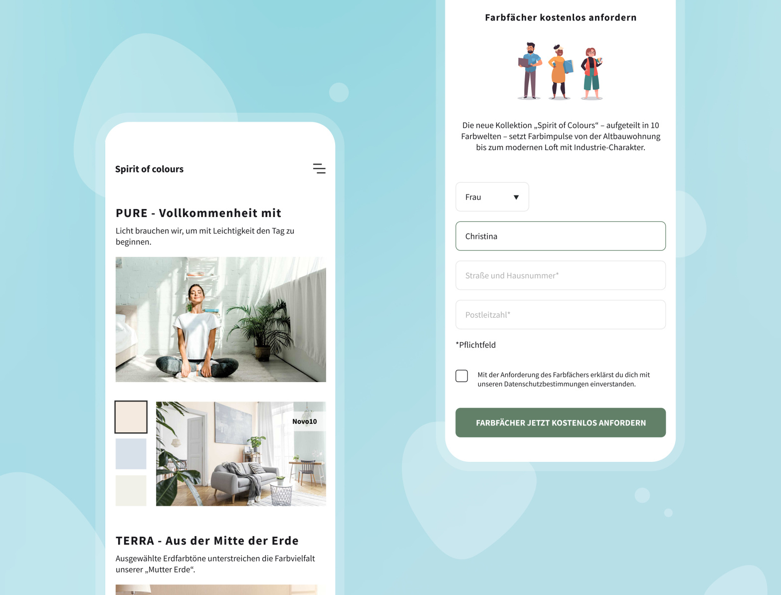 Wall Paint Website by ITsquare on Dribbble
