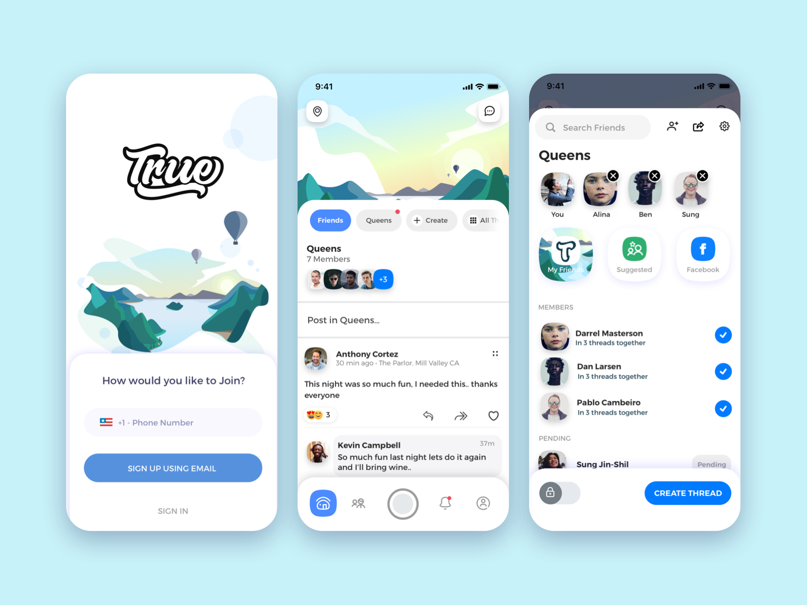 True Mobile App by Kori Handy on Dribbble