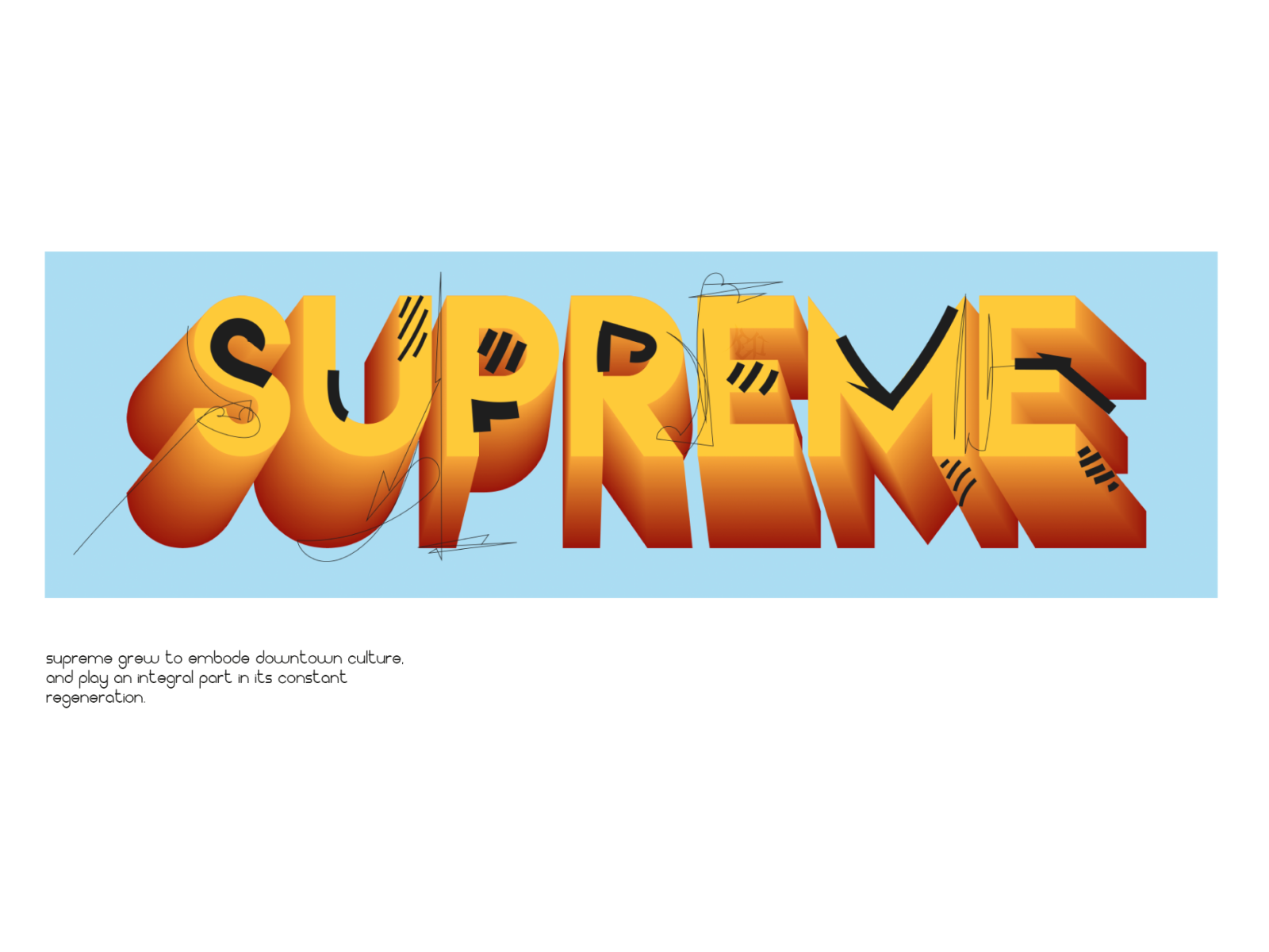 "supreme" by SMARTDESIGN// on Dribbble