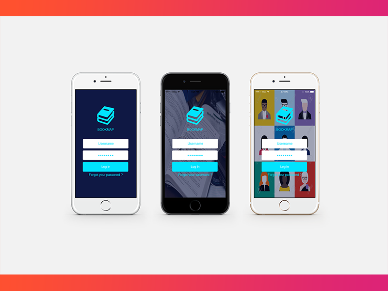 App Book Login by Azriel M Fauzi on Dribbble