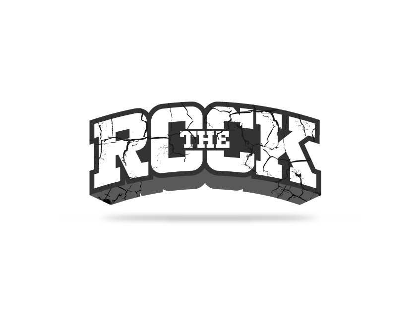 THE ROCK LOGO ....! by Amod Chavan on Dribbble