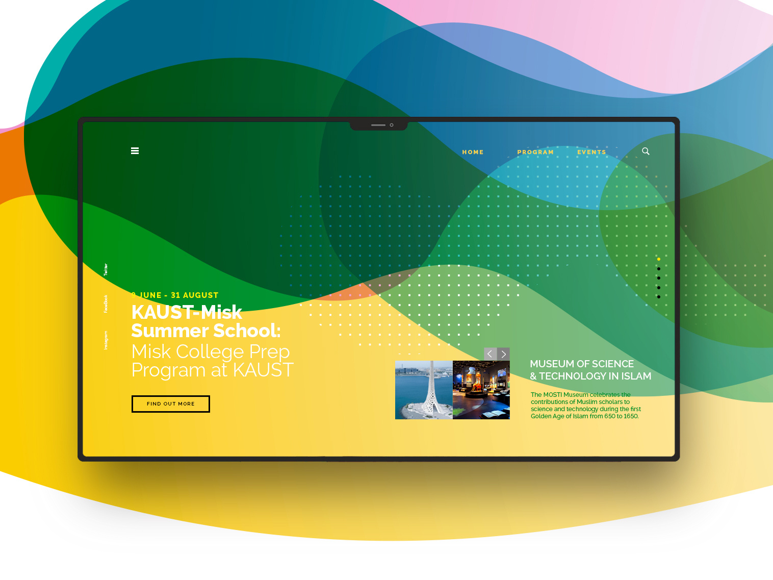 Landing Page Concept by Hazim Al Radadi on Dribbble