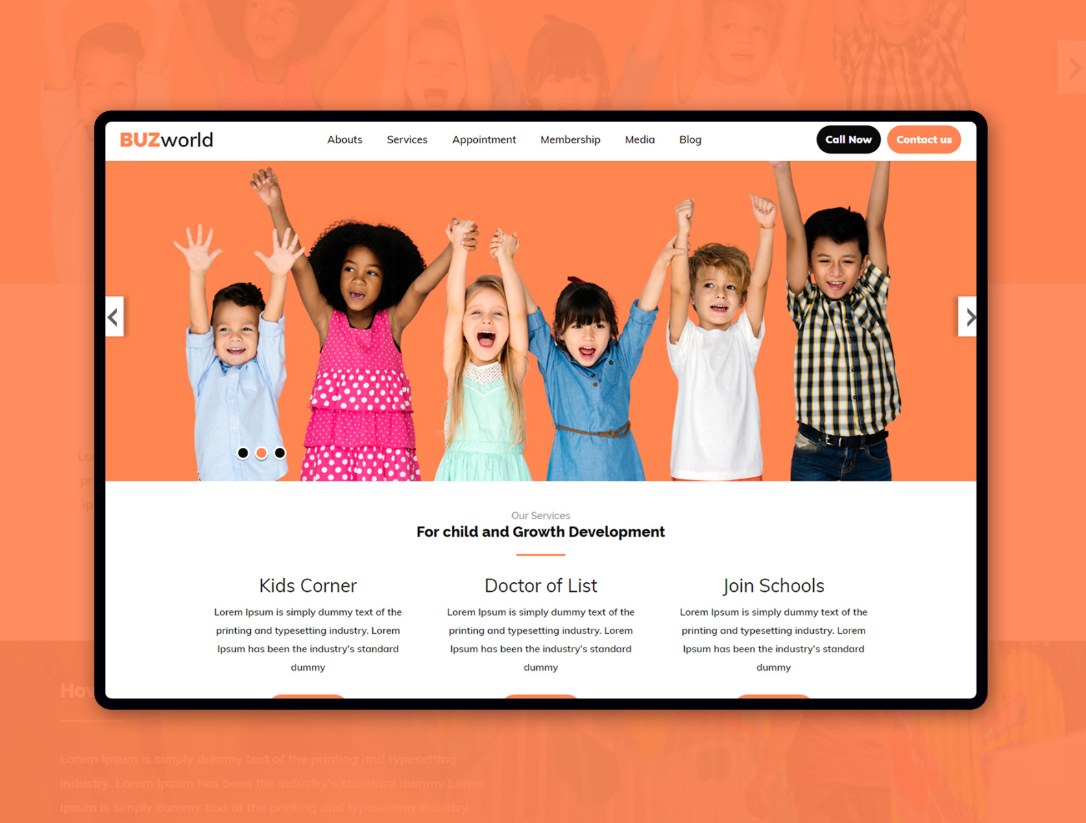 NGO Website by Anees Saifi on Dribbble