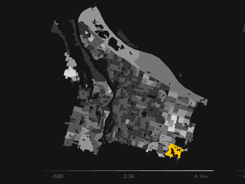 Canvas maps by Justin Palmer for GitHub on Dribbble