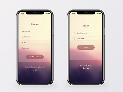 iPhone X interface by Rocio de Torres on Dribbble