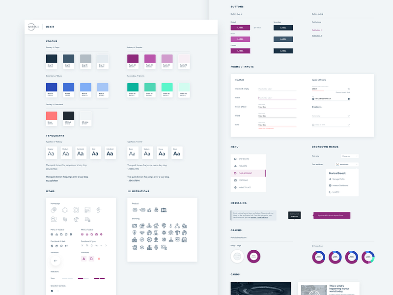Simple UI Kit by Marisa Breedt on Dribbble