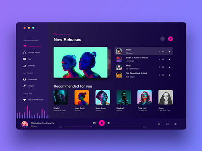 12.9 Ipad Pro - Music player by Wang-Weiss on Dribbble