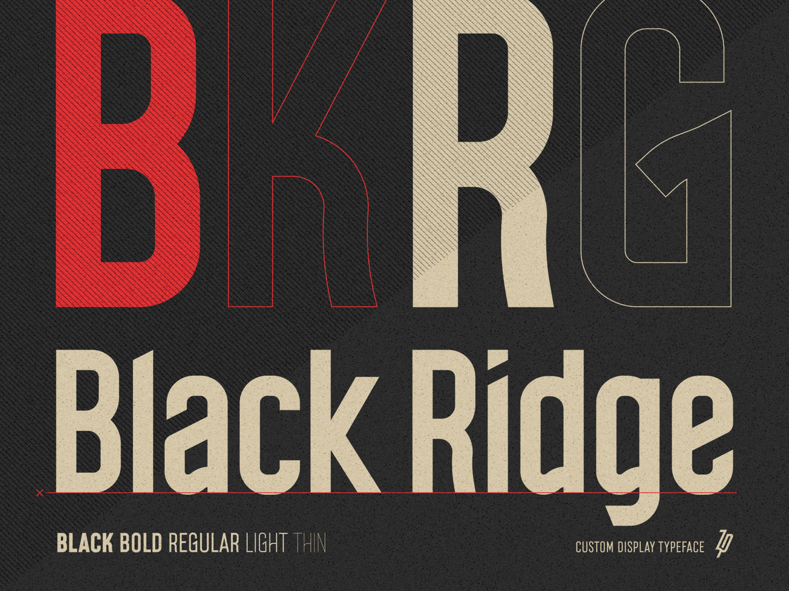 Black Ridge - Display Typeface by Zac Payne on Dribbble