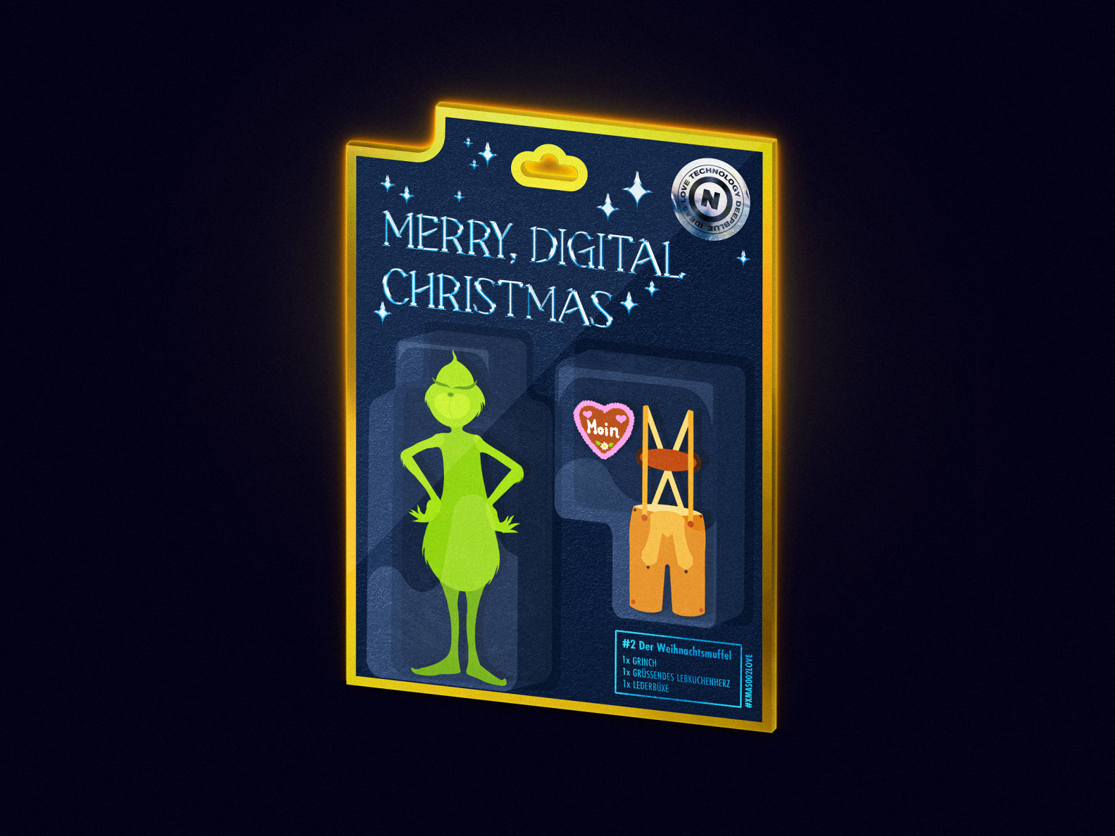 Christmas NFT #3: Der Weihnachtsmuffel by deepblue on Dribbble