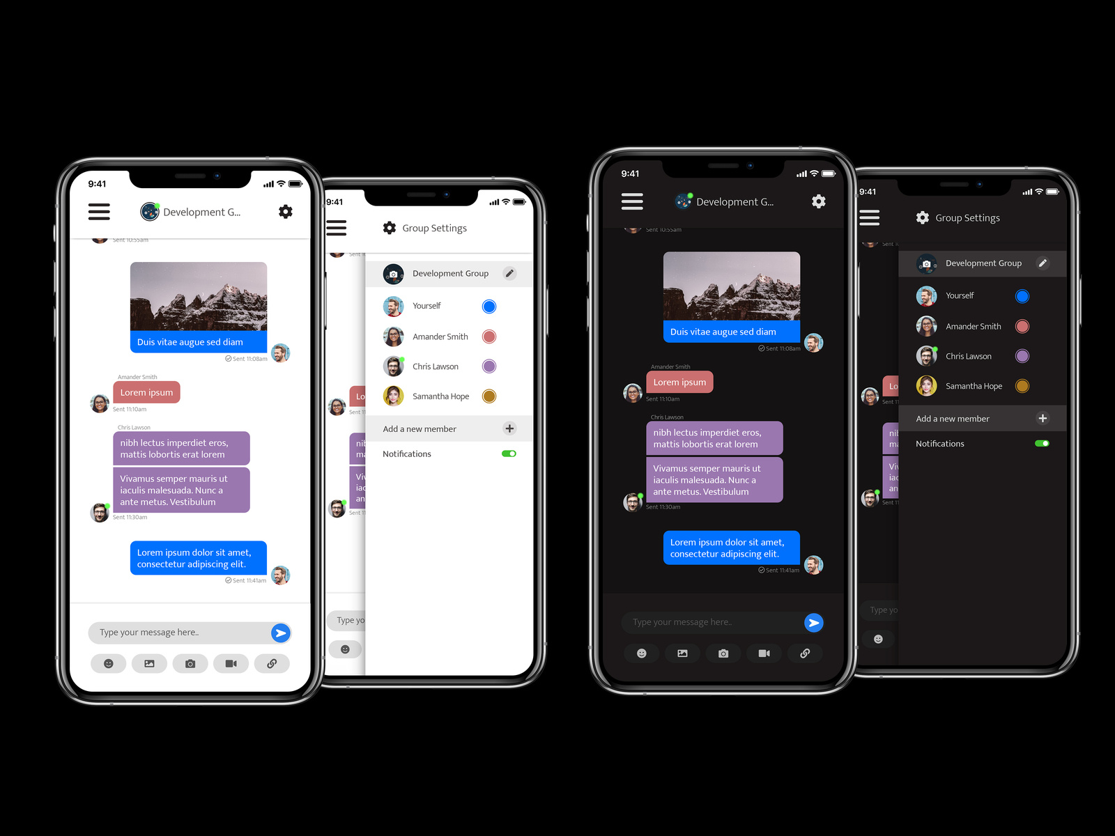 Daily UI - Day 13: Direct Messaging by Adam on Dribbble