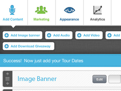 Facebook Application Dashboard UI by Tyler Schuett on Dribbble
