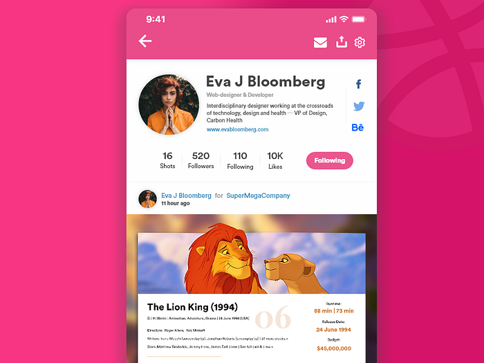 Dribbble redesign by Saba Petriashvili on Dribbble