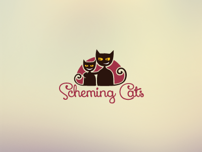 Scheming Cats by Lamissol on Dribbble