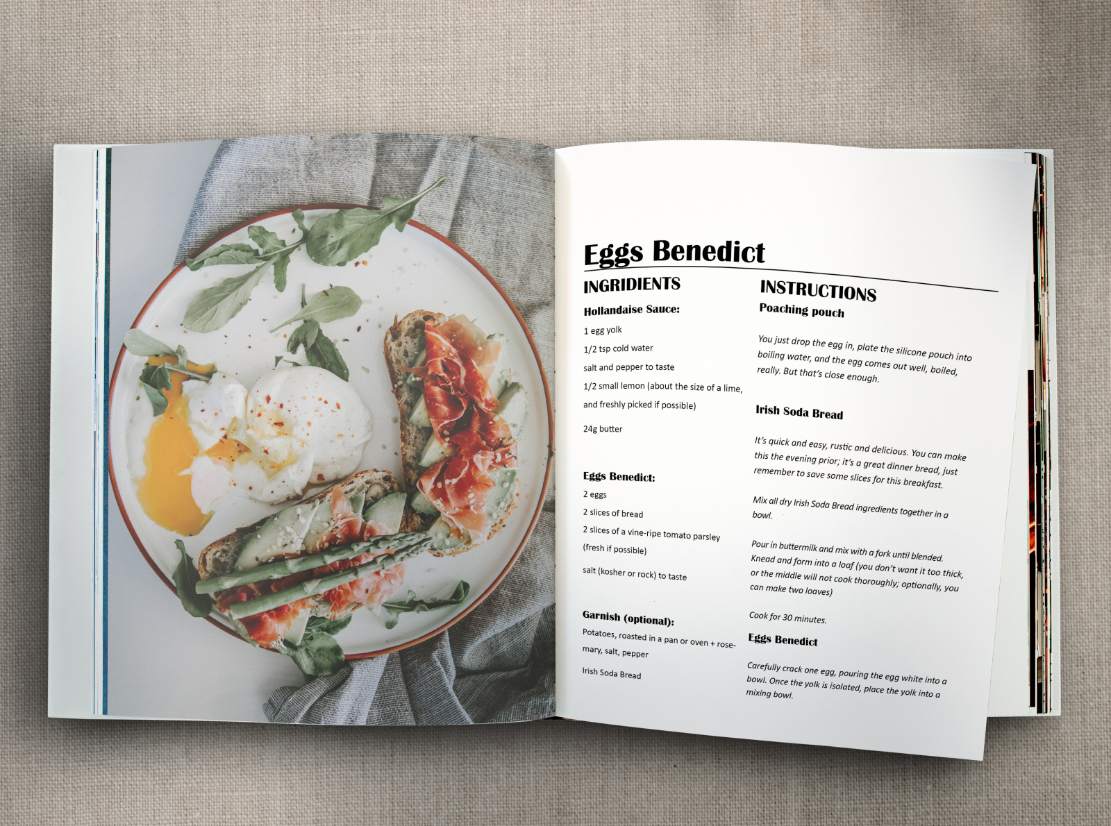 Cookbook Layout 1 By Paulina On Dribbble