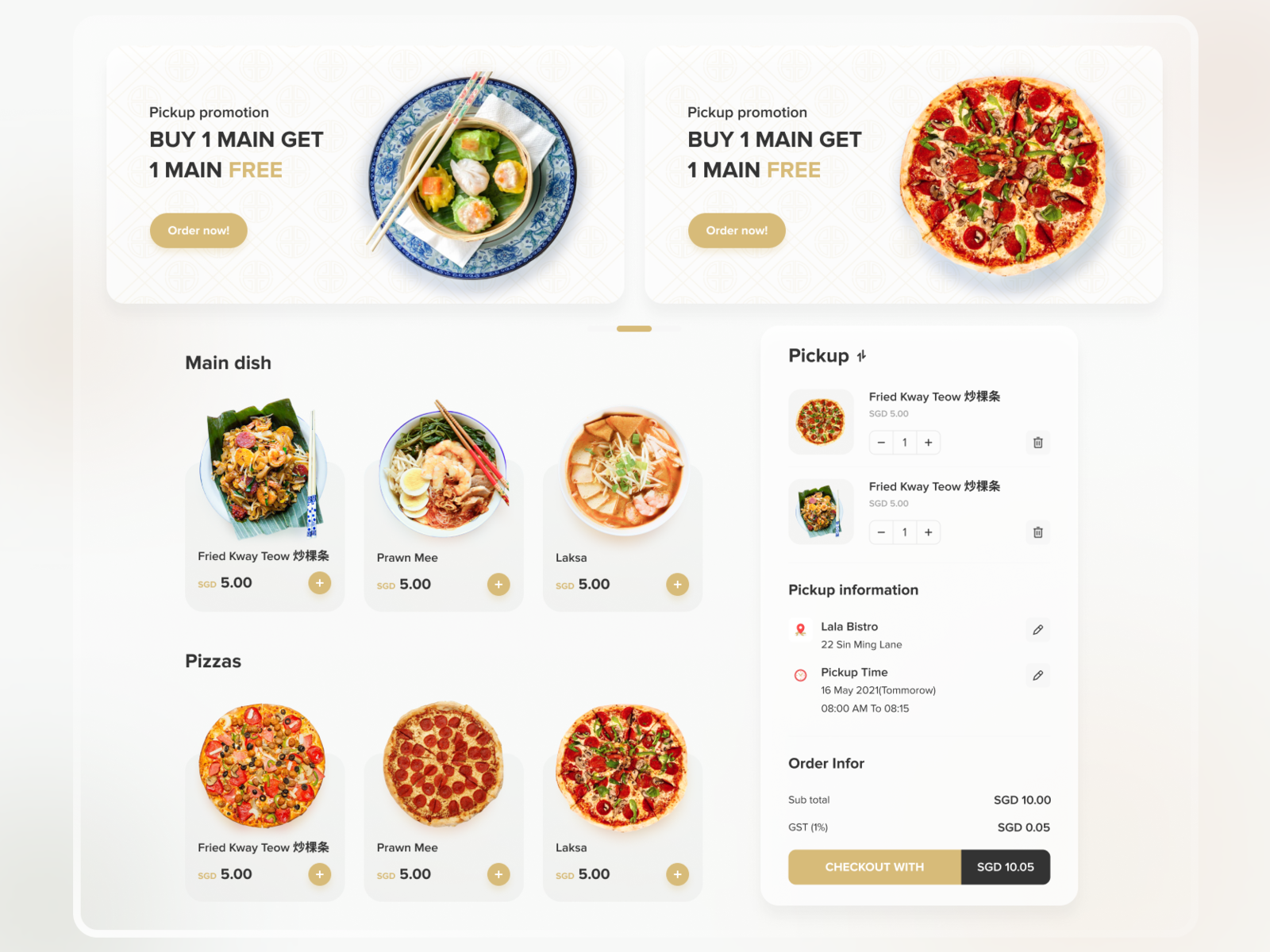 Food ordering by vu nguyen on Dribbble