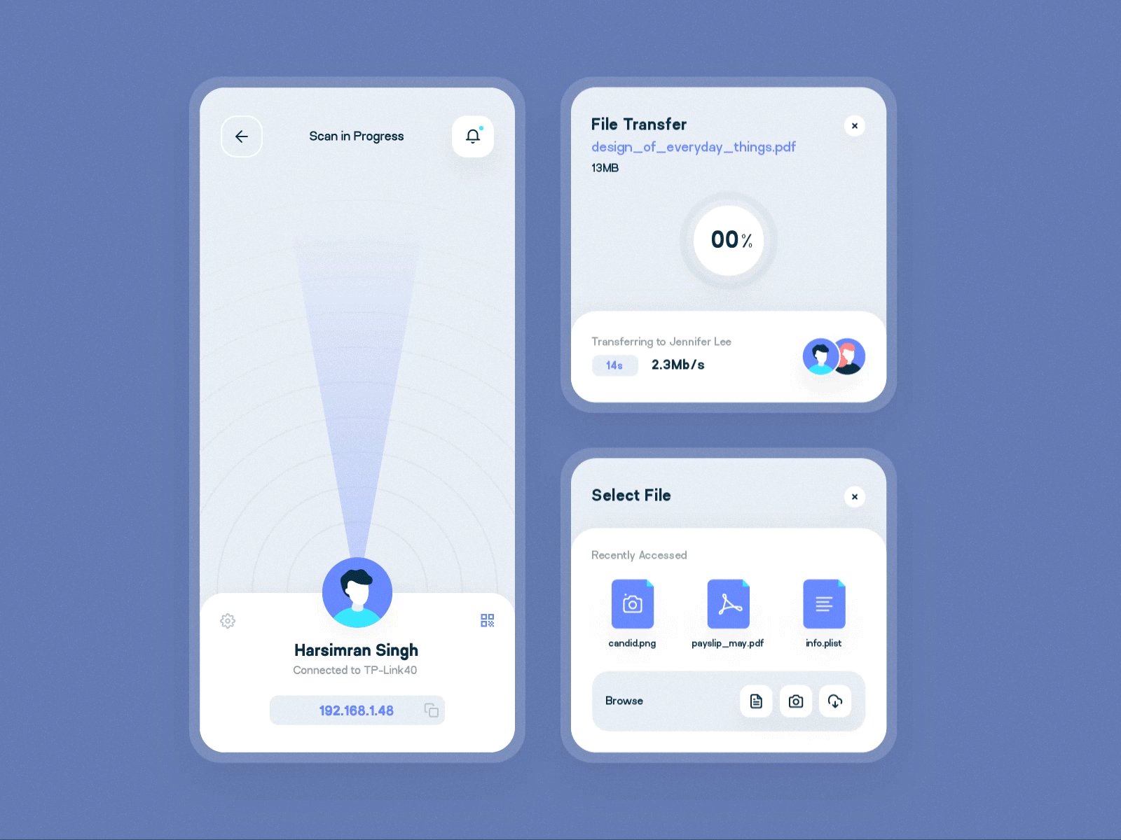 P2P File Share Concept by Harsimran Singh on Dribbble