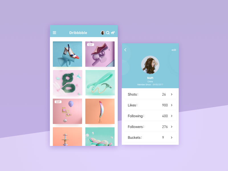 profile by Sun on Dribbble