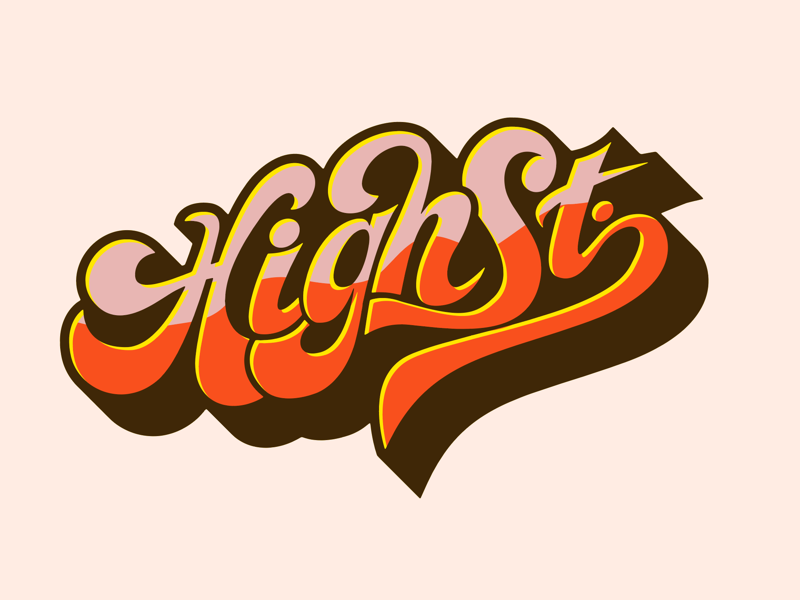 Hand Lettering for High Street Deli by Evan Johnson / KH Creation Co ...