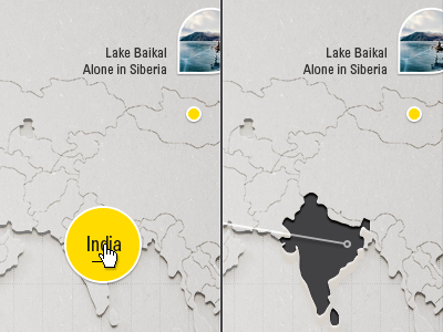 Choose Country by Dennys Hess on Dribbble