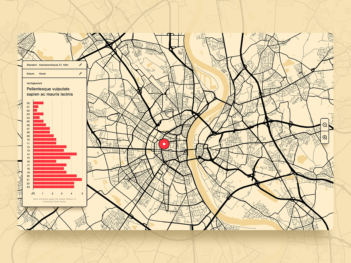 Mapstyle for Datavisualisation project by Dennys Hess on Dribbble