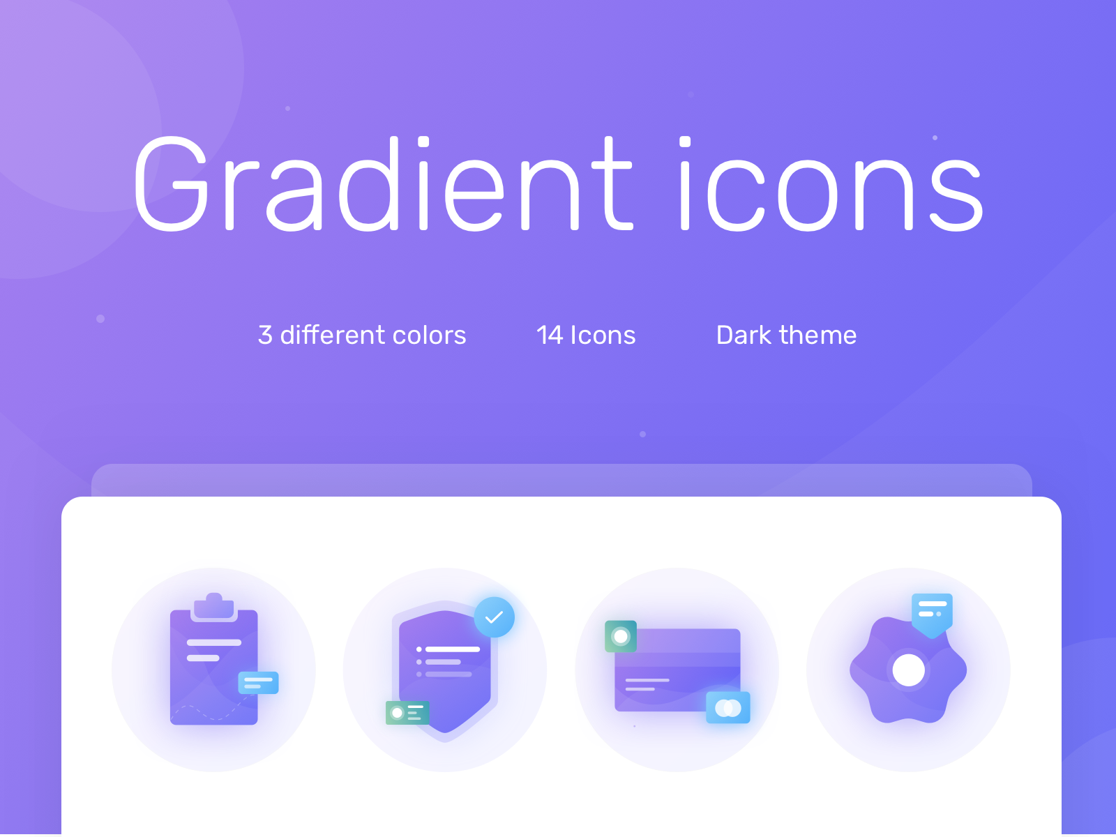 Freebie gradient icon set by Vadim on Dribbble