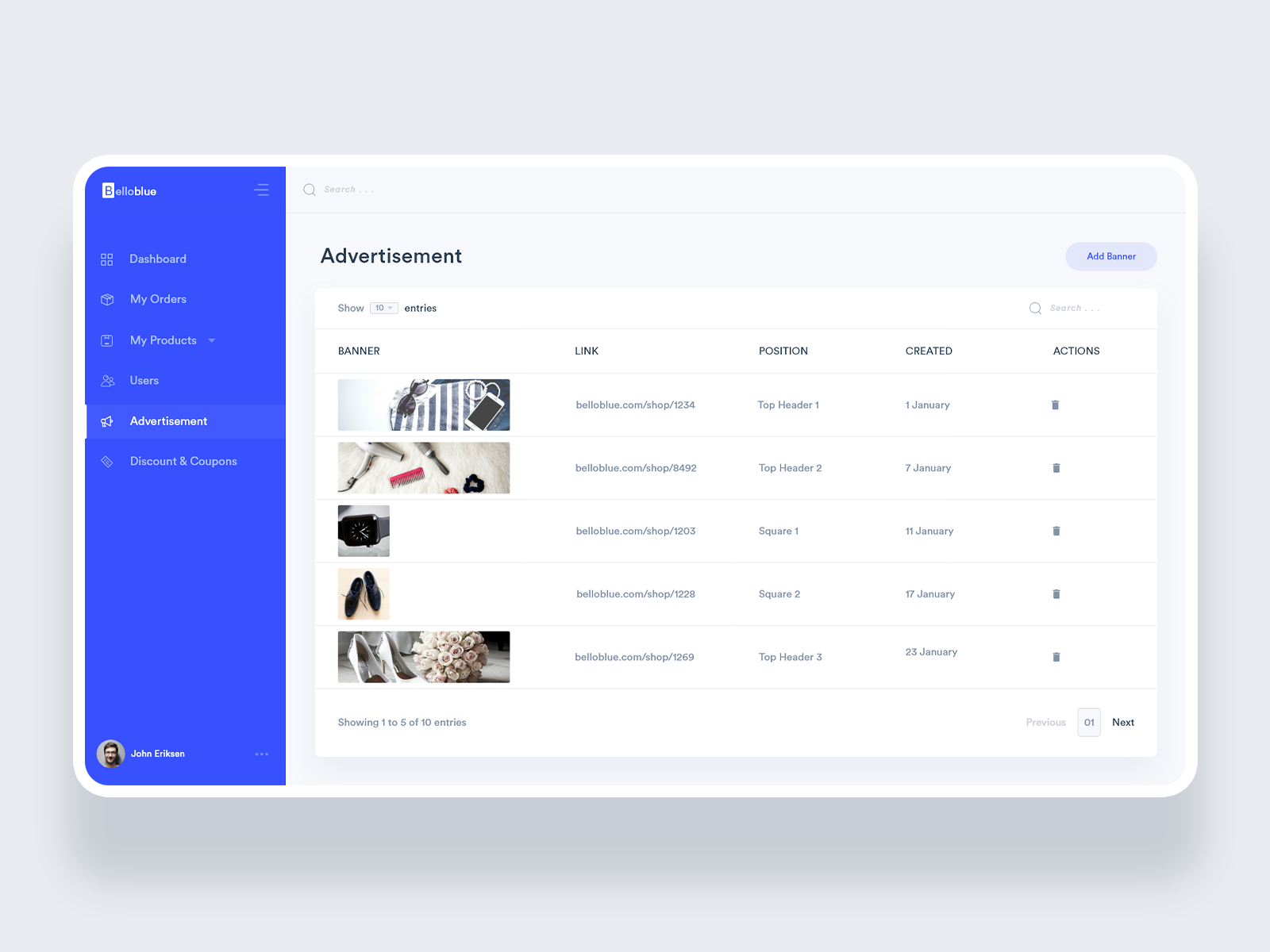 BelloBlue: Fashion + Delivery Web App by sabbirmc on Dribbble