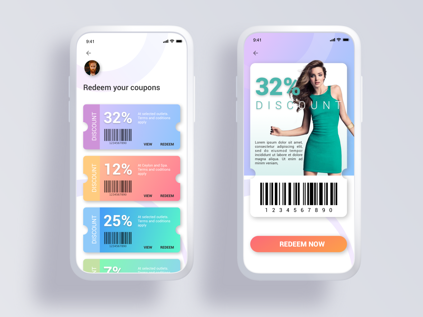 Coupon Redeem by Manoj Jayasinghe on Dribbble