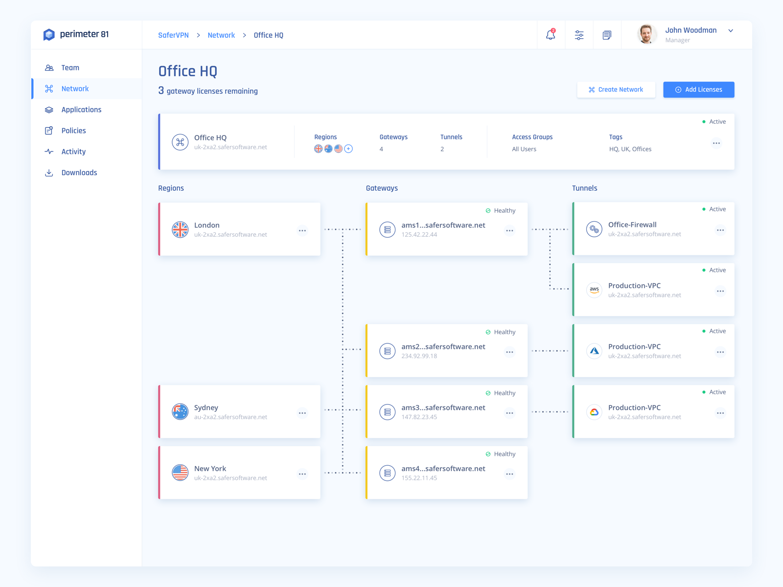 Network Security Platform by Pavel Filichev on Dribbble