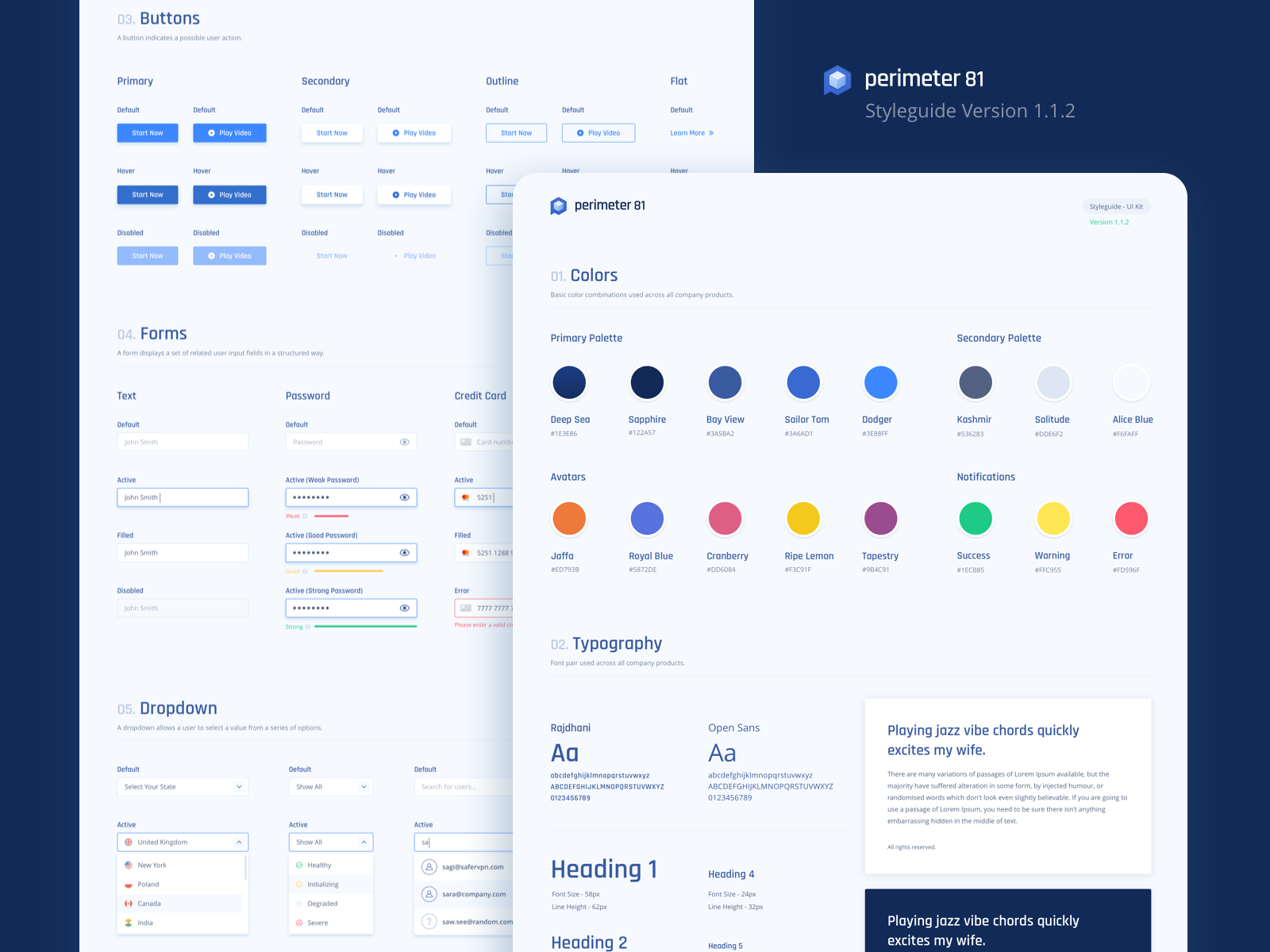 Styleguide UI Kit by Pavel Filichev on Dribbble